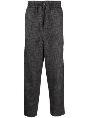 Kenzo Check-pattern Tapered Trousers