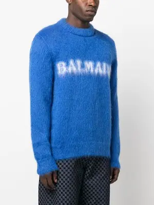 Balmain Logo-print Jumper