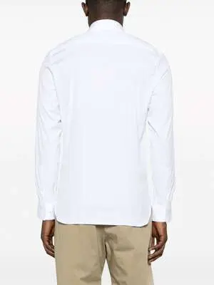 Lacoste Logo-patch Cotton Blend Shirt