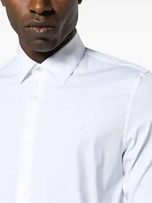 Lacoste Logo-patch Cotton Blend Shirt