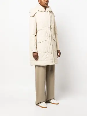 FAY Detachable-hood Parka Coat