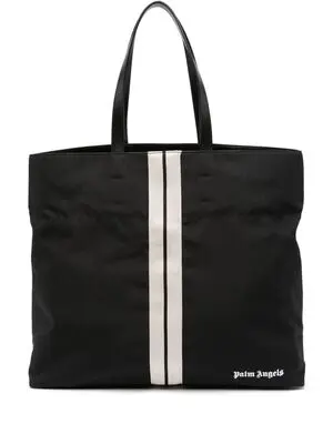Palm Angels Track Logo-print Tote Bag - Black