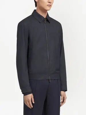 Zegna Leggerissimo Zipped-up Shirt Jacket