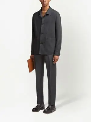 Zegna Trofeo Tailored Wool Trousers