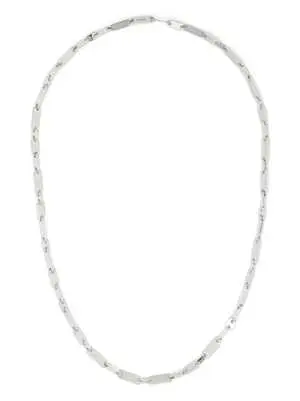 MAOR Monolinka Logo-engraved Necklace - Silver