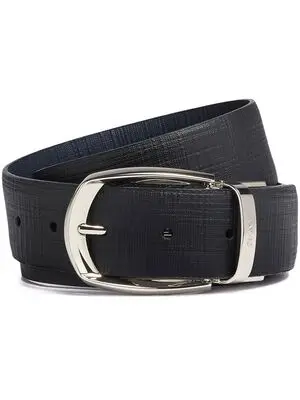 Zegna Leather Belt - Black