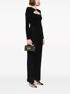 LANVIN Small Pencil Cat Leather Bag