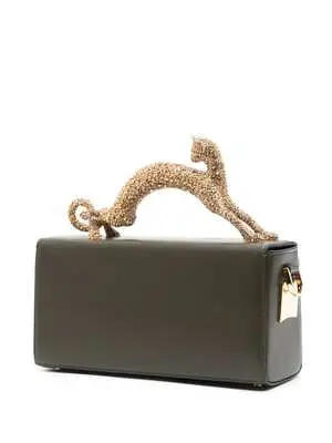 LANVIN Small Pencil Cat Leather Bag