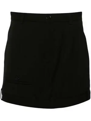 Balenciaga Deconstructed Wool Miniskirt