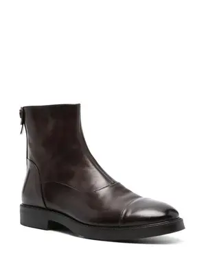 ALBERTO FASCIANI Gabriel Leather Ankle Boots