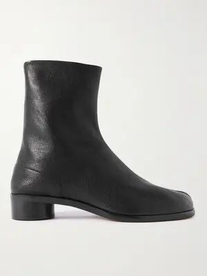 MAISON MARGIELA Tabi Split-toe Leather Chelsea Boots - Black