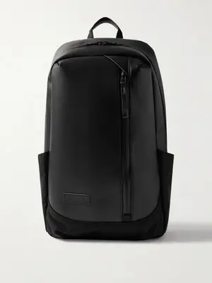 MASTER-PIECE CO Slick Logo-appliquéd Backpack - Black