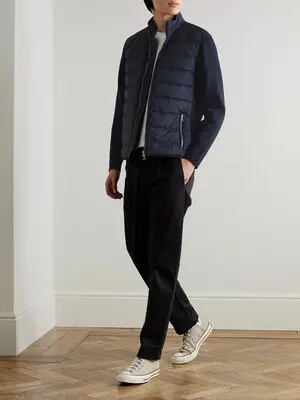 Orlebar Brown Wallace Quilted Down Jacket - Blue