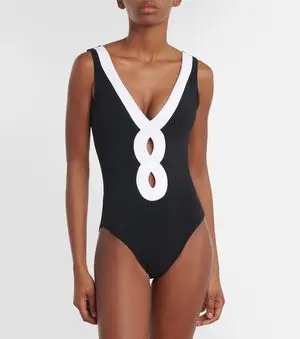 KARLA COLLETTO Octavia Cutout Swimsuit - Black