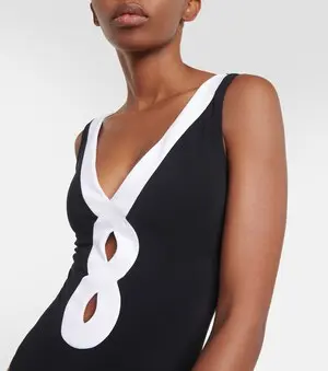KARLA COLLETTO Octavia Cutout Swimsuit - Black