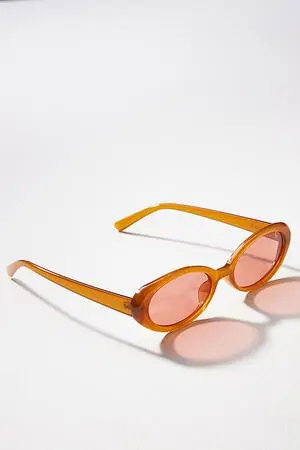 FIFTH & NINTH Taya Oval Polarized Sunglasses - Cedar