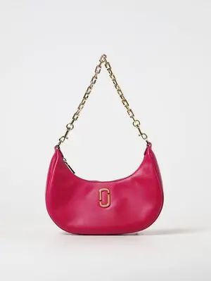 Marc Jacobs The Curve Leather Shoulder Bag - Pink