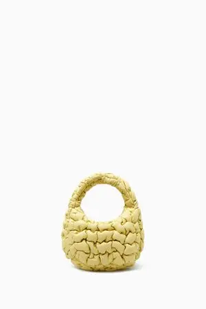Cos Quilted Leather Micro Bag