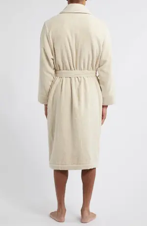 Nordstrom Hydrocotton Robe - Beige Oatmeal