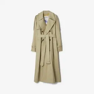 Burberry Long Gabardine Castleford Trench Coat