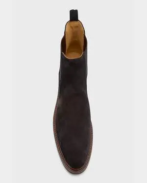Brunello Cucinelli Suede Chelsea Boots