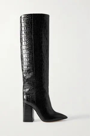 Paris Texas Anja Knee Boots - Black
