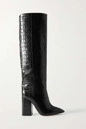 Paris Texas Anja Knee Boots - Black