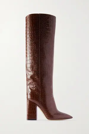 Paris Texas Croc Effect Boots For Women