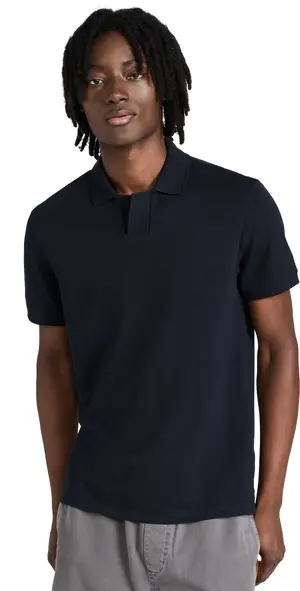 Club Monaco Johnny Collar Polo - Navy/bleu Marine