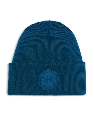 Canada Goose Arctic Disc Merino Wool Ribbed Toque - Guard Blue