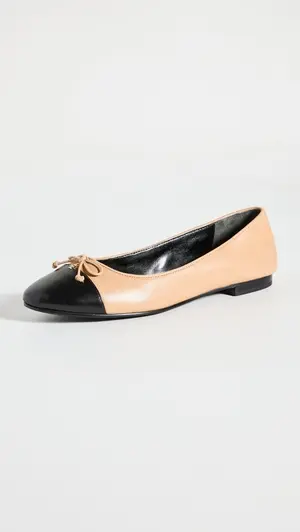Tory Burch Cap-toe Ballet Flats