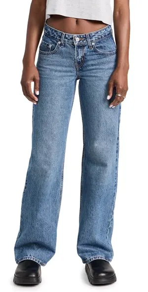 Button Fly Non-Stretch Jeans
