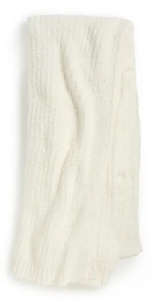 Barefoot Dreams Cozychic Ribbed Throw - White