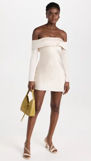 maves satin dress reformation Reformation The Maves Dress