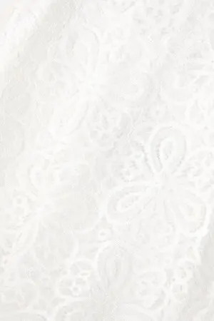 Oscar De La Renta Lace Peplum Top