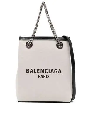 Balenciaga Canvas Phone Bag - Neutrals