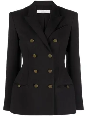 Philosophy Di Lorenzo Serafini Double-breasted Fitted-waistline Blazer