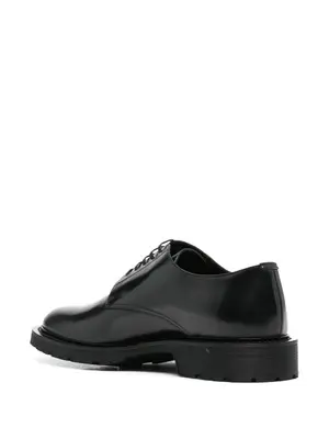 Saint Laurent Vaughn 20 Leather Loafers - Black