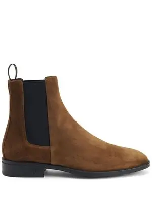 GIUSEPPE ZANOTTI Suede Chelsea Boots - Brown