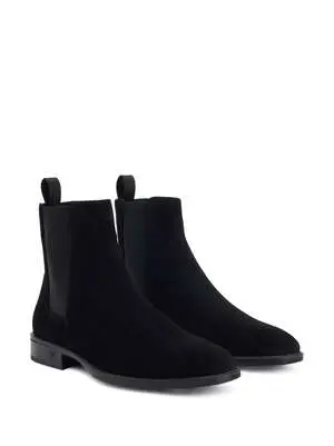 GIUSEPPE ZANOTTI Ryim Velour Chelsea Boots - Black