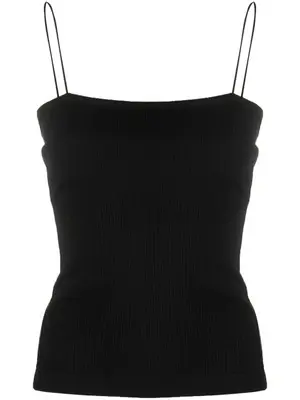 Helmut Lang Spaghetti-strap Ribbed Top