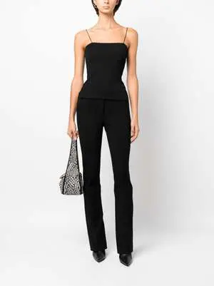 Helmut Lang Spaghetti-strap Ribbed Top