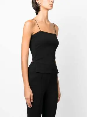 Helmut Lang Spaghetti-strap Ribbed Top