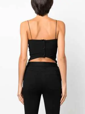Helmut Lang Spaghetti-strap Ribbed Top