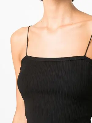 Helmut Lang Spaghetti-strap Ribbed Top
