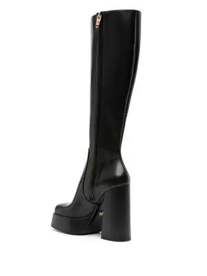 Versace Aevitas 125mm Leather Platform Boots