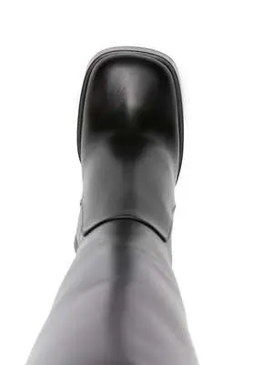 Versace Aevitas 125mm Leather Platform Boots