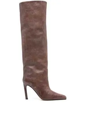 Paris Texas Jude 100mm Knee-high Leather Boots