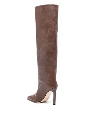 Paris Texas Jude 100mm Knee-high Leather Boots