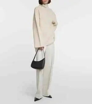TOTEME Ribbed-knit Wool Turtleneck Sweater